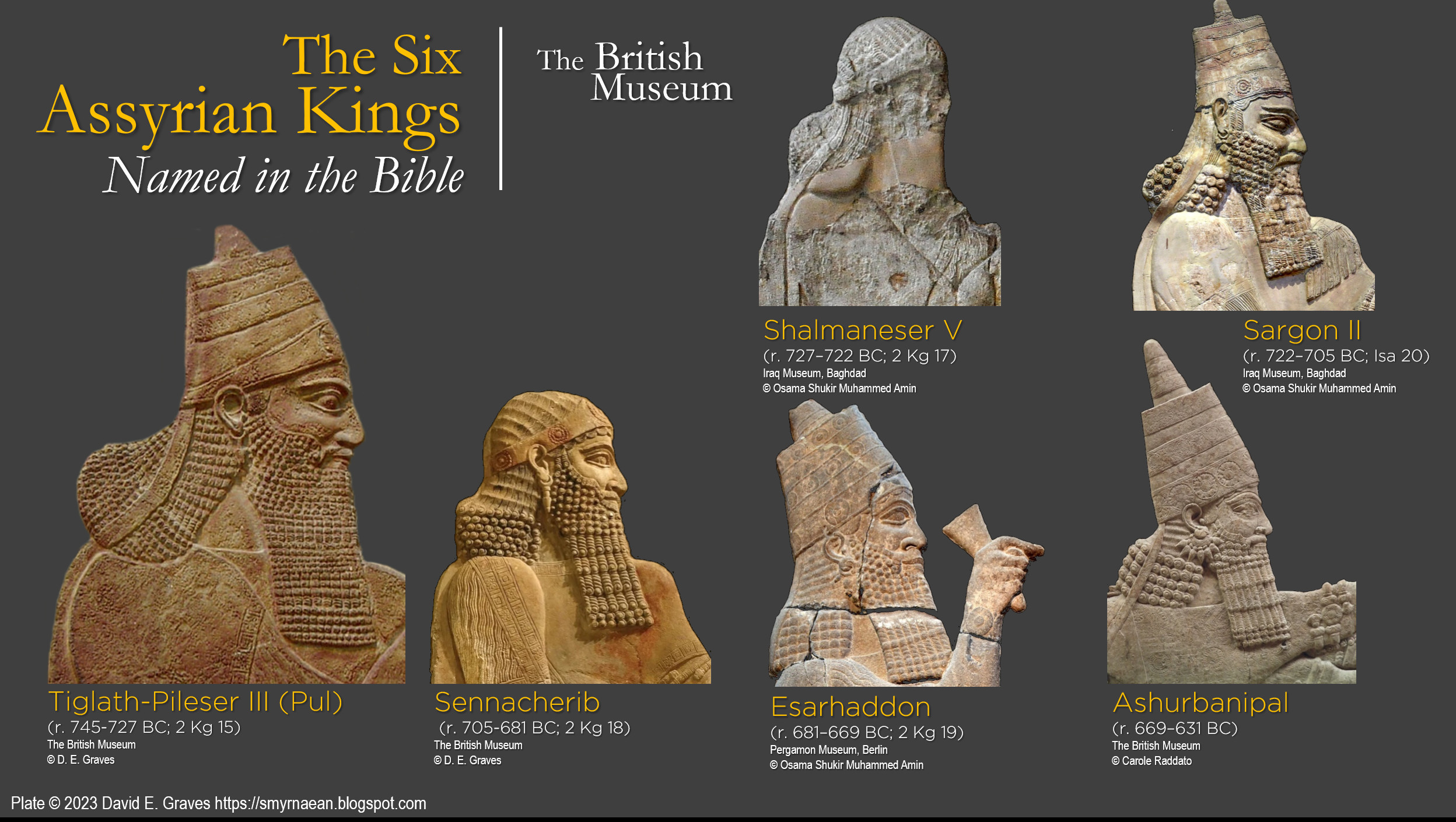 ️ Biblical Archaeology From the Ground Down: Six Assyrian Kings in the ...